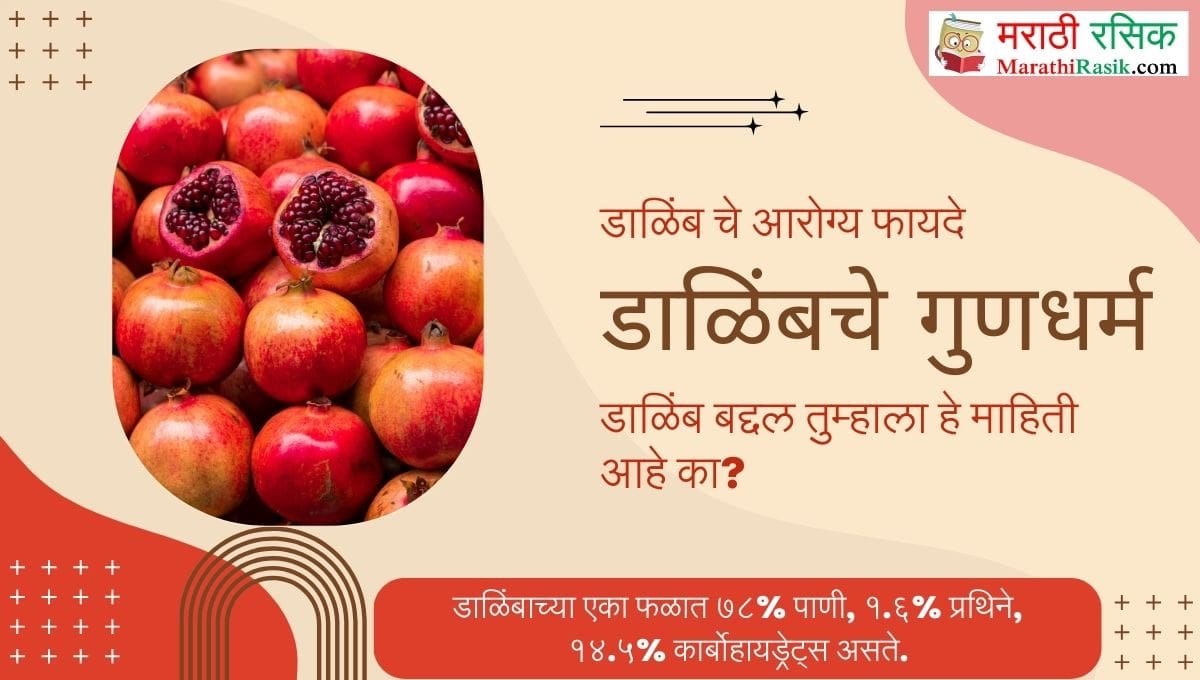 Dalimb Chi Mahiti | Dalimb Che 5+ Attractive Upayog - मराठी रसिक